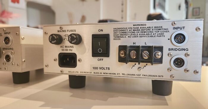 cello Encore 1MΩ プリアンプとMONOパワーアンプ入荷！中古チェロアンプ